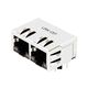 Buy Wholesale China 1x2 Port 10/100/1000 Base-t 8p8c Led Connector ...