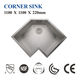 Buy Wholesale China Best 110110 Corner Sink Undercoat Sound Stainless ...