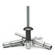 Buy Wholesale China Aluminum Steel Mandrel Cup Fix Round Dome Head ...