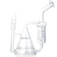 Buy Wholesale China Oem Pyramid Clear Glass Bong Recycler Oil Dab Rig ...