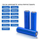 Buy Wholesale China Bulk 18650 3.7v 2200mah 8.14wh Rechargeable Lithium Li Ion Battery & 18650 ...