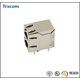 Buy Wholesale China Rj45 Modular Connector Jacks With Magnetic 2port ...