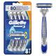 Buy Wholesale Germany Gillette Blue3 Men's Disposable Razor X12 3 Blade ...