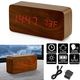 Buy Wholesale China Wooden Digital Alarm Clock, Bamboo Fashion Multi ...