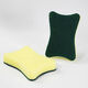 Buy Wholesale China Big Bow-tie Shaped Yellow Green Scouring Pad Sponge ...
