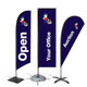 Buy Wholesale China Custom Feather Flag With Double Sided Design ...