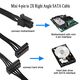 Buy Wholesale China Mini 4-pin To 2x Right Angle Sata Hard Drive Cable ...